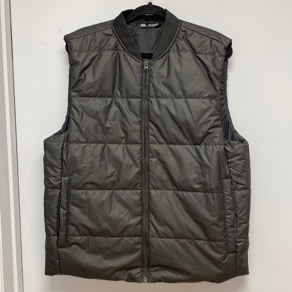 Zara | Jackets & Coats | Zara Mens Rubberized Vest | Poshmark